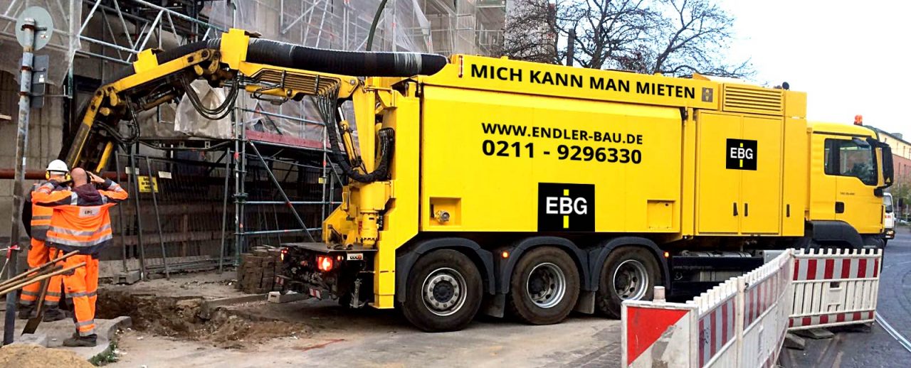Saugbagger | Endler Bauunternehmung GmbH - Düsseldorf